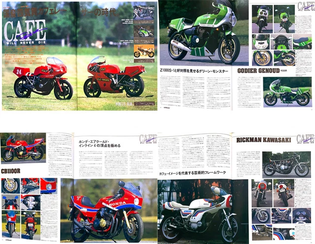 MAGAZINE CAFE RACER Godier Genou Rickman Cbx Yajima Bimota Nicobucker ...