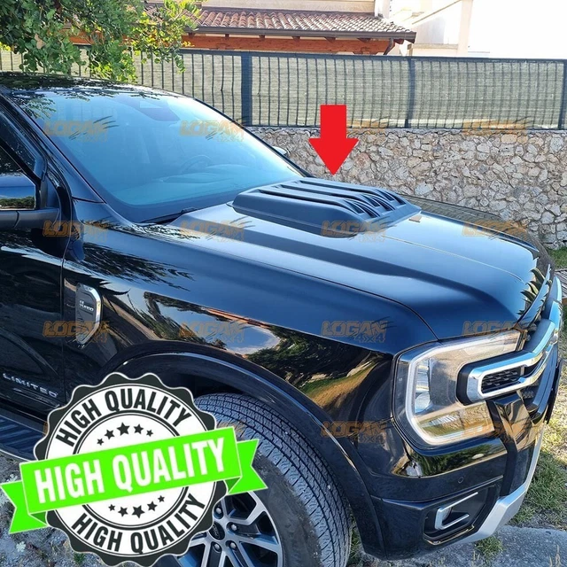 FORD RANGER T9 Prise d'Air Capot pour 2023+ Enjoliveur Ecope Capot Anti ...