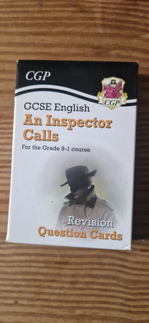 CGP AQA GCSE English An Inspector Calls Revision Question Flash Cards £ ...