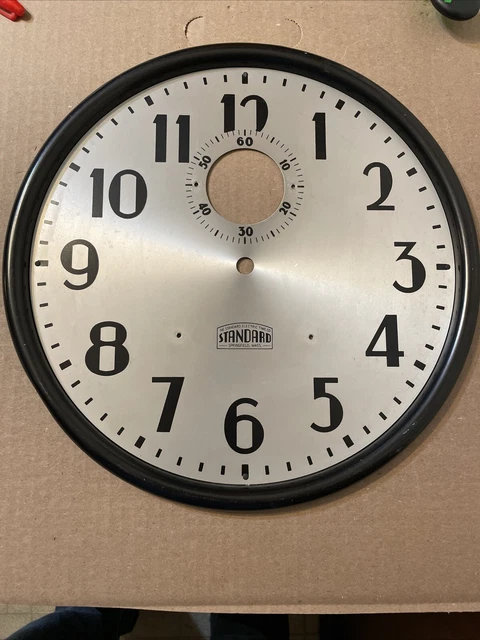 VINTAGE STANDARD ELECTRIC Time Master Program Clock Dial Part #E $45.00 ...