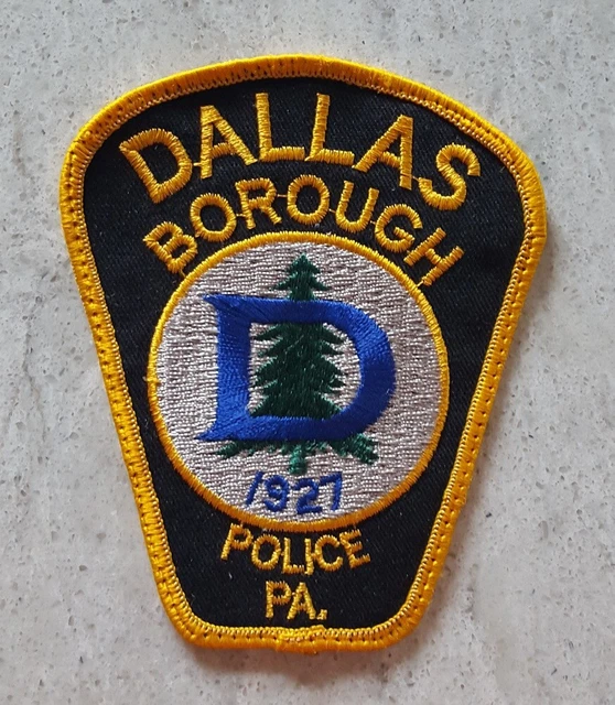 DALLAS BOROUGH PENNSYLVANIA Police patch $11.00 - PicClick CA
