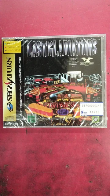 SEGA SATURN SOFT Digital Pinball Last Gladiator Model No. T 18901G SEGA ...