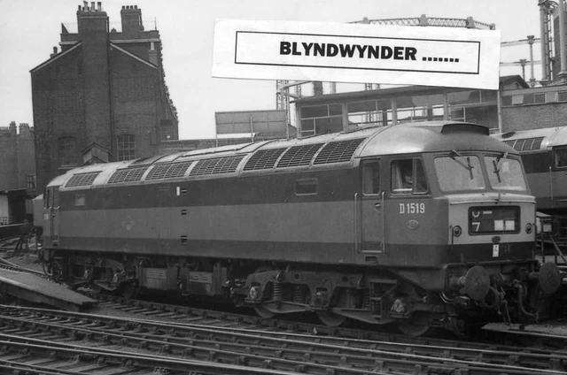 DIESEL RAILWAY PHOTO CLASS 47 No D1519 AT KINGS CROSS (A TRANSPORT ...