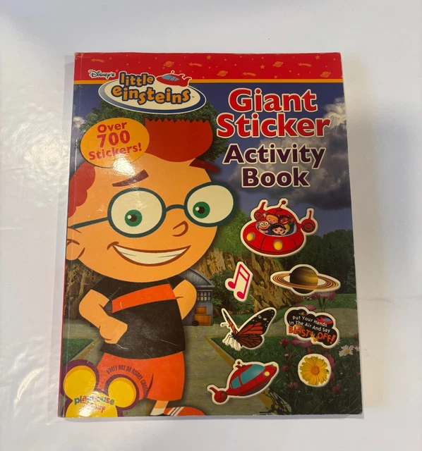 LITTLE EINSTEIN GIANT STICKER BOOK By Playhouse Disney £12.05 - PicClick UK