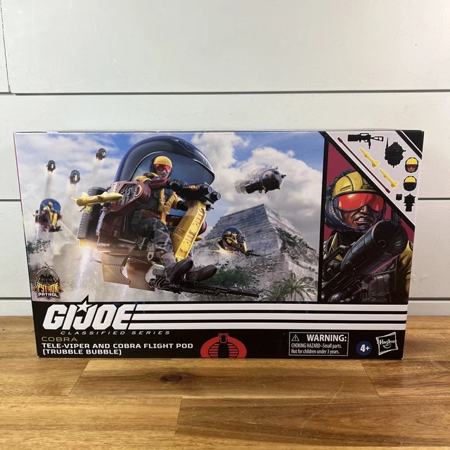 GI JOE CLASSIFIED Cobra Python Patrol Tele-Viper W/ Cobra Flight Pod ...