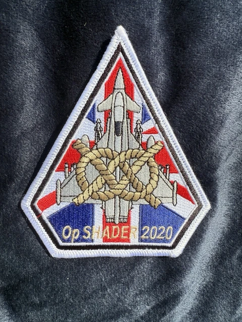 RAF II 2 Squadron Op Shader 2020 Typhoon Royal Air Force Squadron Patch ...