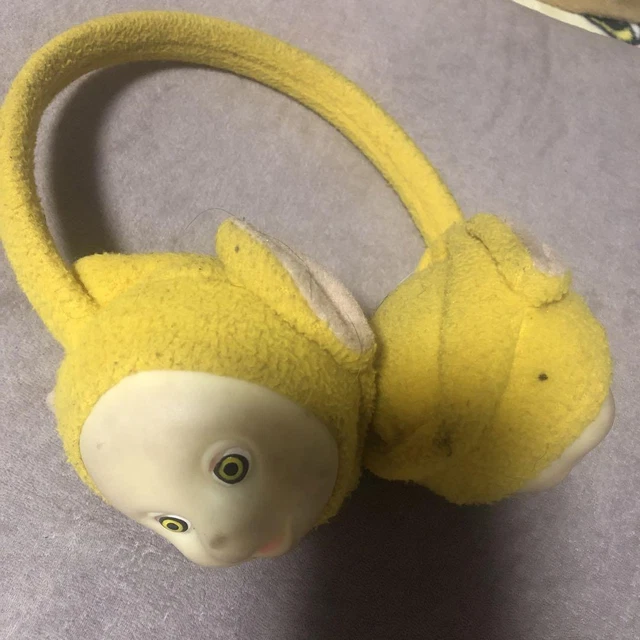 TELETUBBIES YELLOW EAR Muffs w/ Dirt and Stains Fits Kids to Adult ...