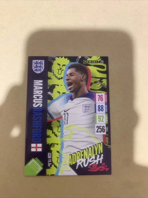 CARTA MARCUS RASHFORD EURO 2024 ENGLANDIA Adrenalyn Rush # 72. Nuovo ...