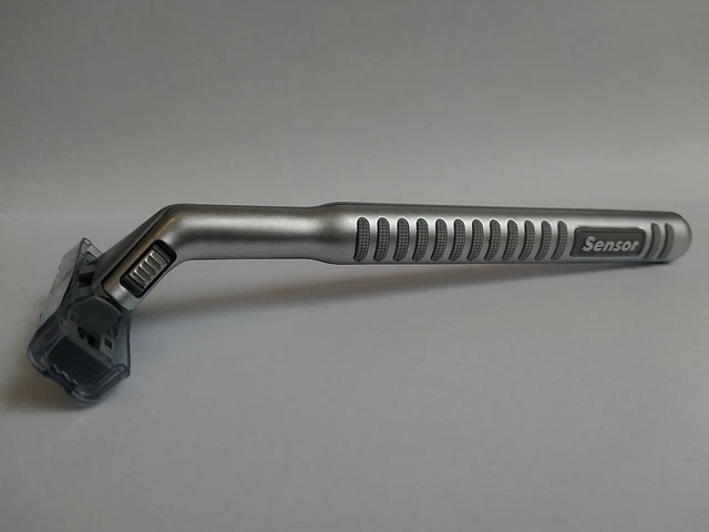 GILLETTE SENSOR EXCEL Rasierer Griff (Razor) Metall, classic Version ...