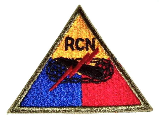 ORIGINAL CUT-EDGE EARLY 1950's ARMORED RECON "RCN" PATCH £18.16 ...