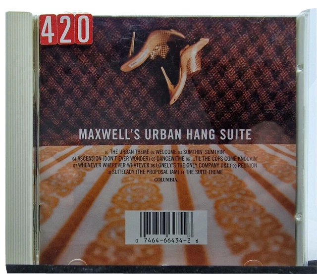 MAXWELL - MAXWELL'S Urban Hang Suite - Cd Album - Printed In Usa 1996 ...