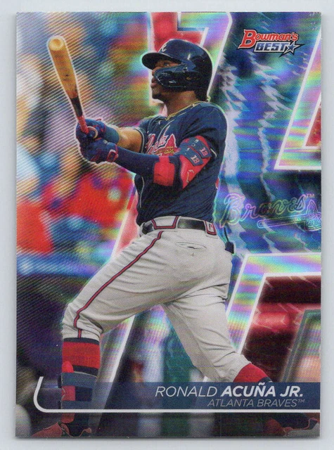 2020 BOWMAN'S BEST Refractors #53 Ronald Acuna Jr. (ref 223355) EUR 5 ...