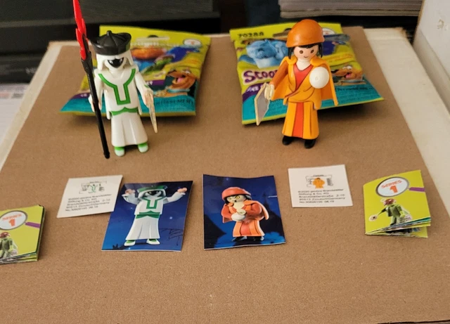 PLAYMOBIL SCOOBY DOO Series 1 Figures. Ghost Zen Tuo + Gypsy Complete ...