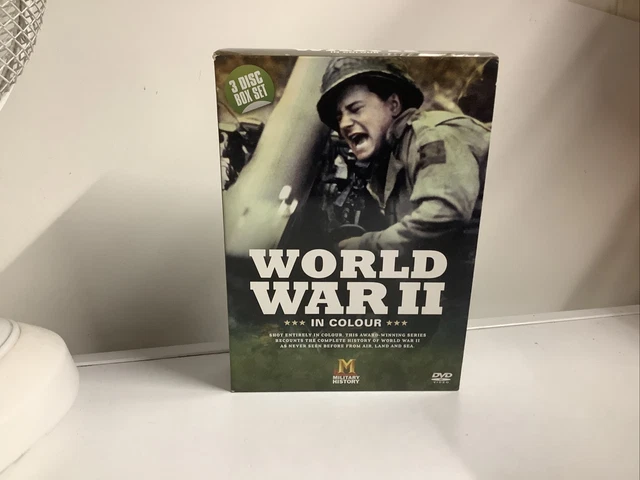 WORLD WAR II (2) In Colour (3-Disc Box Set) [DVD], Good DVD, Military ...