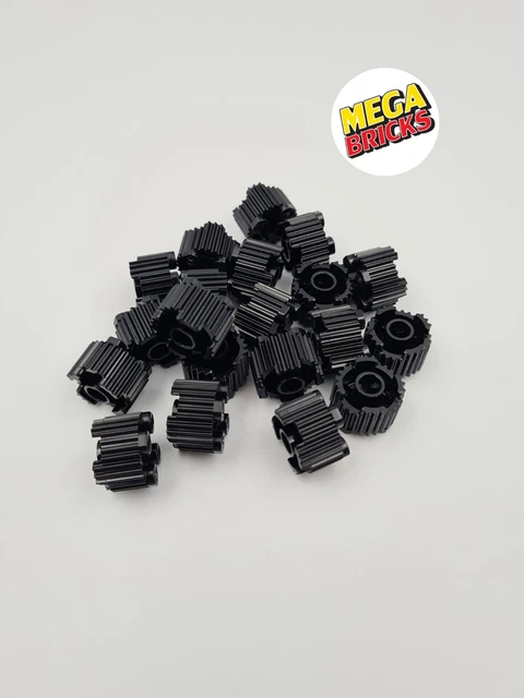 LEGO LOT 20 X Profile Round Brick 2X2 Noir Ref 92947 / 6024730 *Neuf ...