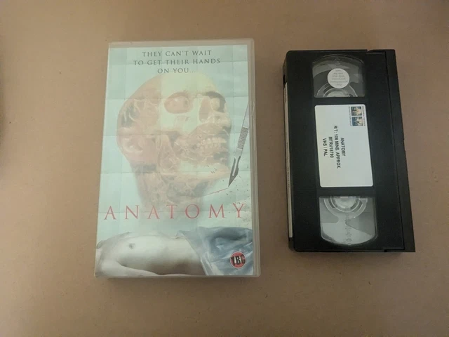 ANATOMY VHS, PRE Release Rental Sample Copy, No Cert, Big Box £9.99 ...