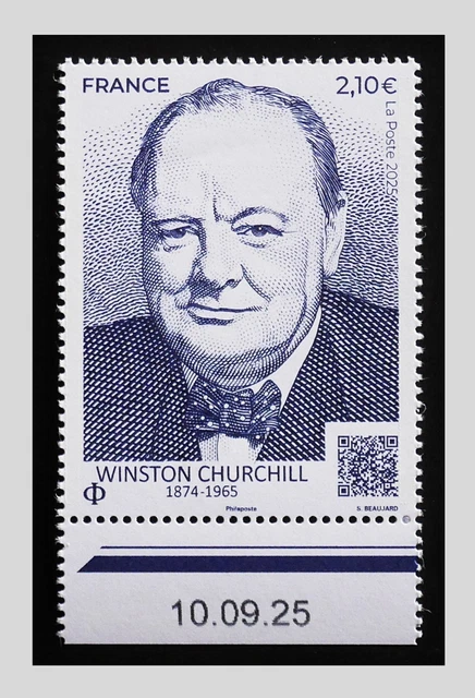 FRANCE 2025 - Winston Churchill Bdf Daté - Mnh EUR 3,00 - PicClick FR