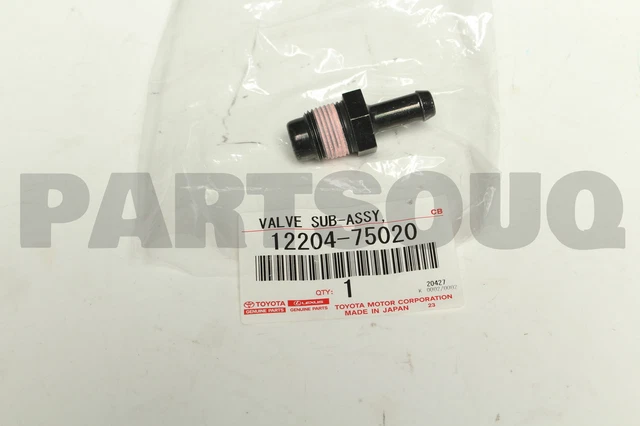 1220475020 GENUINE TOYOTA VALVE SUB-ASSY, VENTILATION 12204-75020 EUR ...