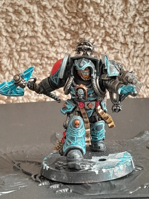 PAINTED TERMINATOR LIBRARIAN Deathwatch Space Marines Warhammer 40K £25 ...