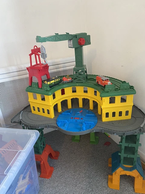 THOMAS THE TANK Engine Trackmaster dragon/boat Track With Train Station ...