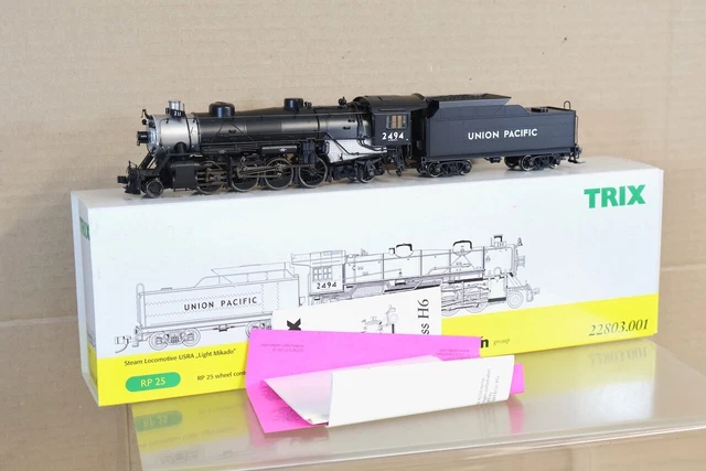 TRIX 22803.001 DCC READY UNION PACIFIC 2-8-2 USRA MIKADO LOCOMOTIVE ...