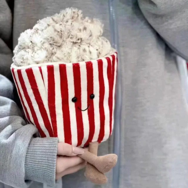 JELLYCAT NEW POPCORN Amuseable: 19CM Soft Plush for Kids and Collectors ...
