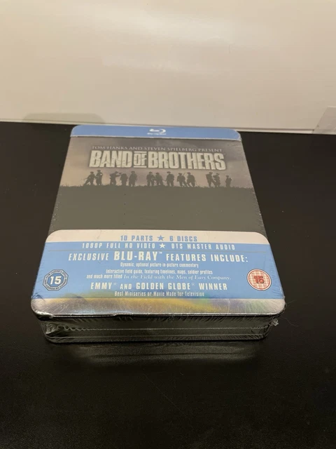 BAND OF BROTHERS (Blu-Ray Disc, 6-Disc Set) HBO Mini Series Tin Box NEW ...
