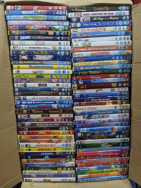 HUGE KIDS/FAMILY BASED Movie/Film DVD Bundle/Job Lot/Collection [approx ...