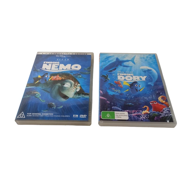 FINDING NEMO & Dory DVD Bundle Lot Pixar Children Adventure Fantasy ...