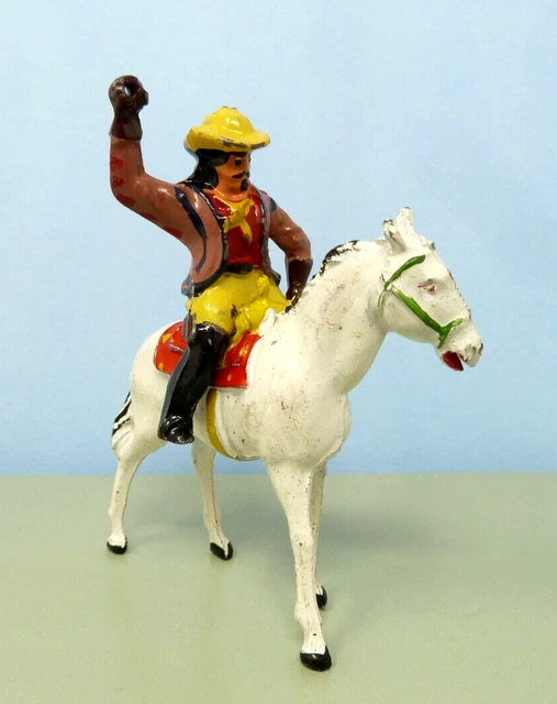 VINTAGE BENBROS LEAD Cowboy Wild Bill Hickok On Horseback £12.99 ...