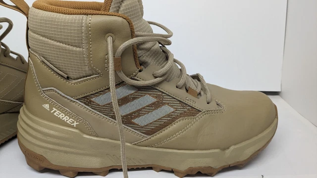 ADIDAS TERREX UNITY Leather Mid rain.RDY Hiking Boots Beige 10.5 £54.65 ...