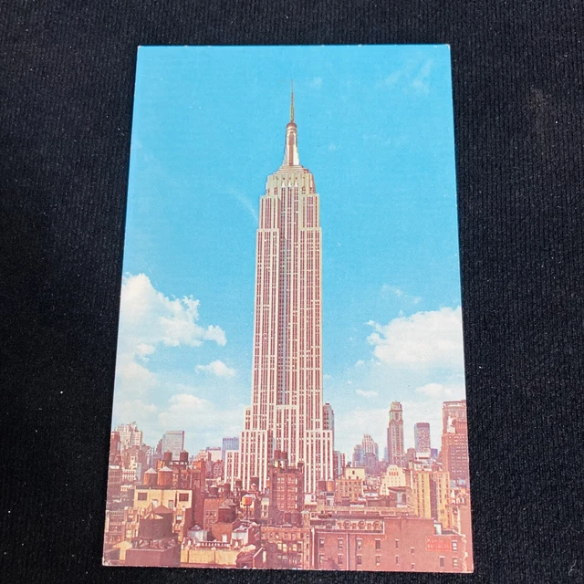 VINTAGE!!! CARTOLINA EMPIRE State Building anni '60 New York City NY ...