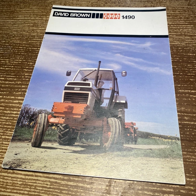 PROSPECTUS TRACTEUR CASE David Brown No Brochure Massey Ih Cormick Deutz EUR 7,99 - PicClick FR