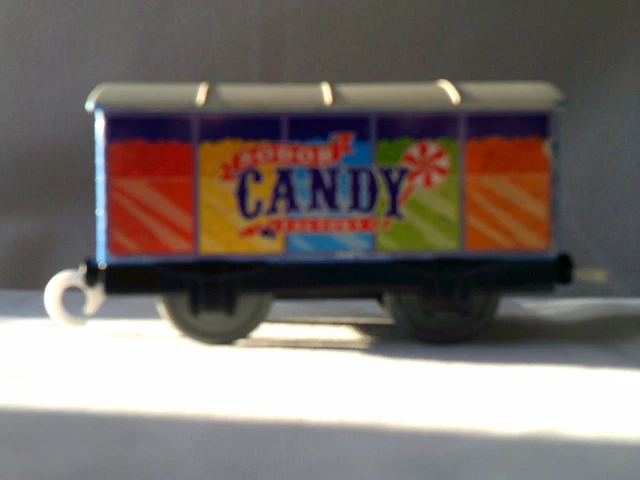 THOMAS AND FRIENDS Trackmaster Sodor Candy Factory wagon / van / truck ...