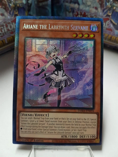 YU-GI-OH TACTICAL MASTERS TAMA-EN016 Ariane the Labrynth Servant Collector's Rar $105.00 ...