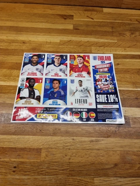 PANINI ENGLAND 2024 Tournament Edition stickers. £0.99 - PicClick UK