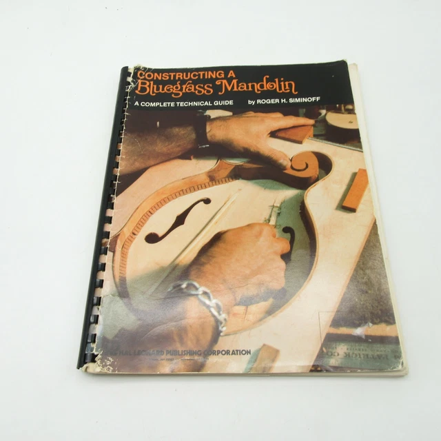COSTRUIRE UN MANDOLINO Bluegrass, una guida tecnica completa, Roger ...
