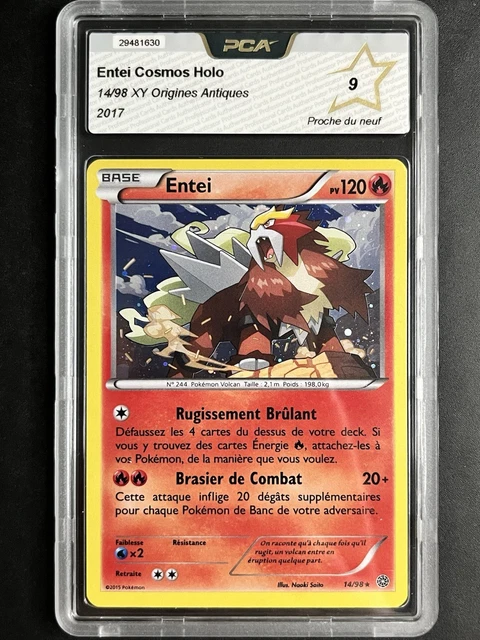 CARTE POKÉMON ENTEI Holo - Promo Cosmos Holo 14/98 - PCA 9 Fr EUR 0,01 ...