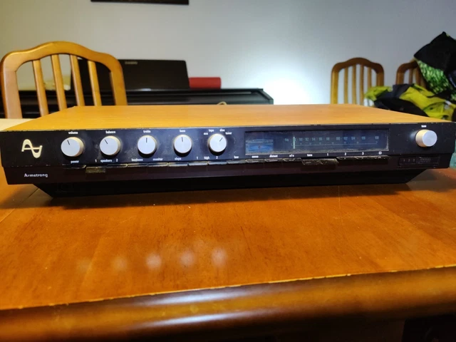 ARMSTRONG 625 TUNER/AMPLIFIER, recapped. Rivals Quad. Superb British ...