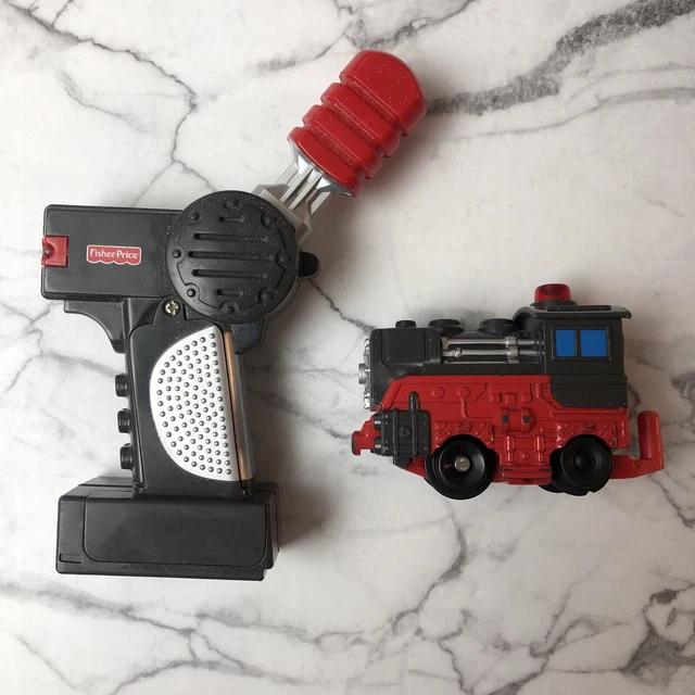 FISHER PRICE GEOTRAX Remote Control & Train Engine Town Railway Gray ...