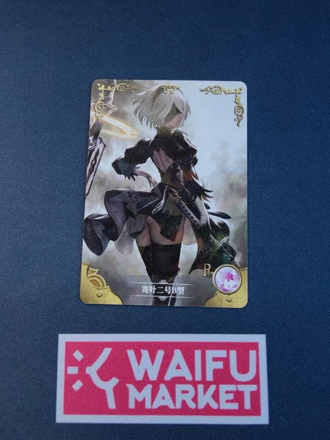 2B NIER: AUTOMATA Waifu Anime Karte Göttin Geschichte EUR 7,17 ...