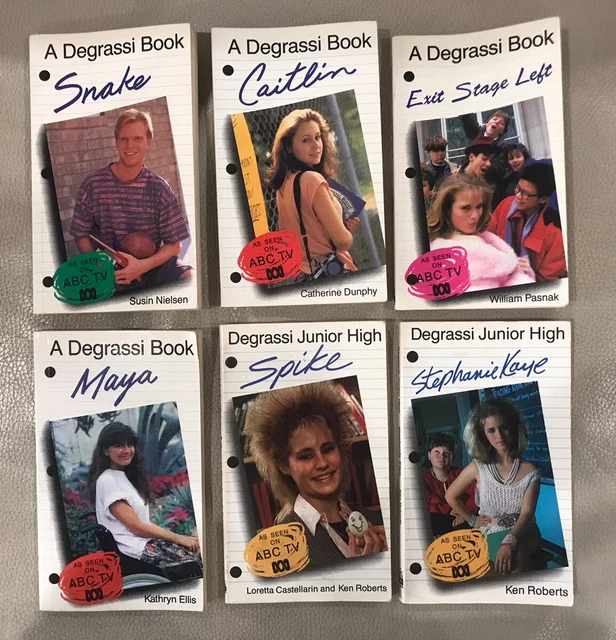6 A DEGRASSI BOOK & Junior High Books GREAT BULK LOT !!! EUR 98,91 ...