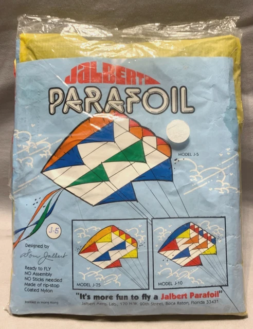 VINTAGE DOM JALBERT Parafoil Kite model J-5 Very Rare $189.43 - PicClick CA