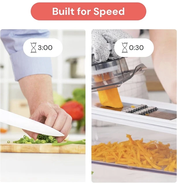 VEGETABLE CHOPPER CUTTER Mandoline Slicer Cheese Grater - Food Onion ...