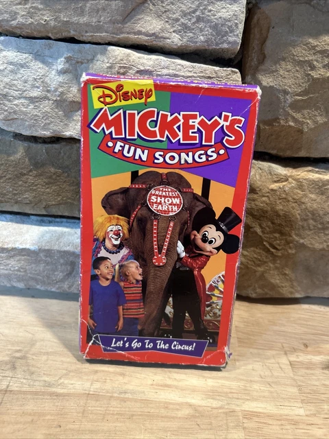 DISNEY SING ALONG Songs Let's Go to the Circus VHS Tape 1994 EUR 10,33 ...