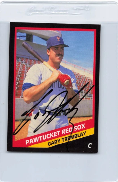 1988 PAWTUCKET RED Sox CMC #22 Gary Tremblay voiture signée *J6072 EUR ...