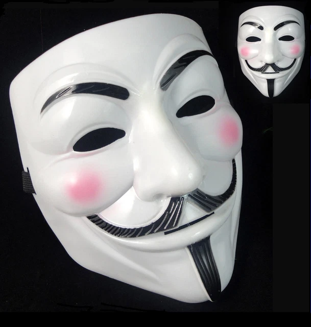 12 X ANONYMOUS Hacker V Pour Vendetta Jeu Master Déguisement Masque ...
