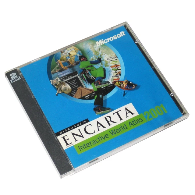 MICROSOFT ENCARTA INTERACTIVE World Atlas 2001, 2 Discs £33.90 ...