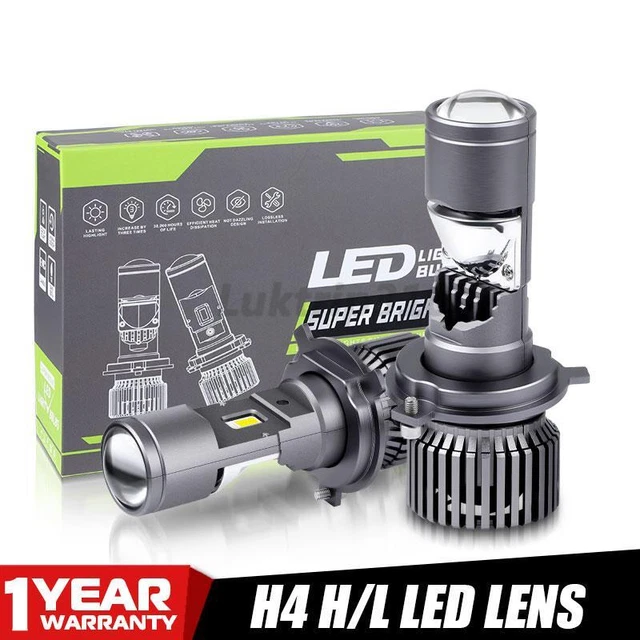 2X H4 9003 Bi-LED Mini Projector Lens RHD Headlight Kit Bulbs Hi/Lo Beam 50000LM $53.04 ...