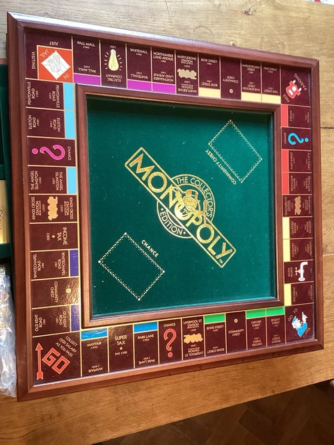 FRANKLIN MINT MONOPOLY Board and Table (1991) Collectors Edition ...